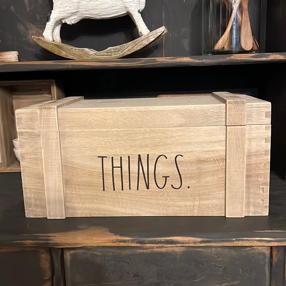 Rae Dunn | Other | Rae Dunn Things Wood Crate | Poshmark